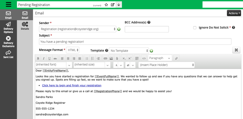How Do I Create Scheduled Emails Circuitree Supportcircuitree Support