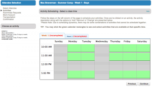 How do I allow Activity Scheduling during registration? - CircuiTree ...