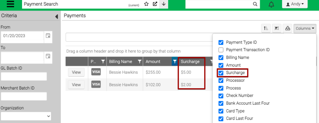 How Do I Configure Surcharging Circuitree Supportcircuitree Support
