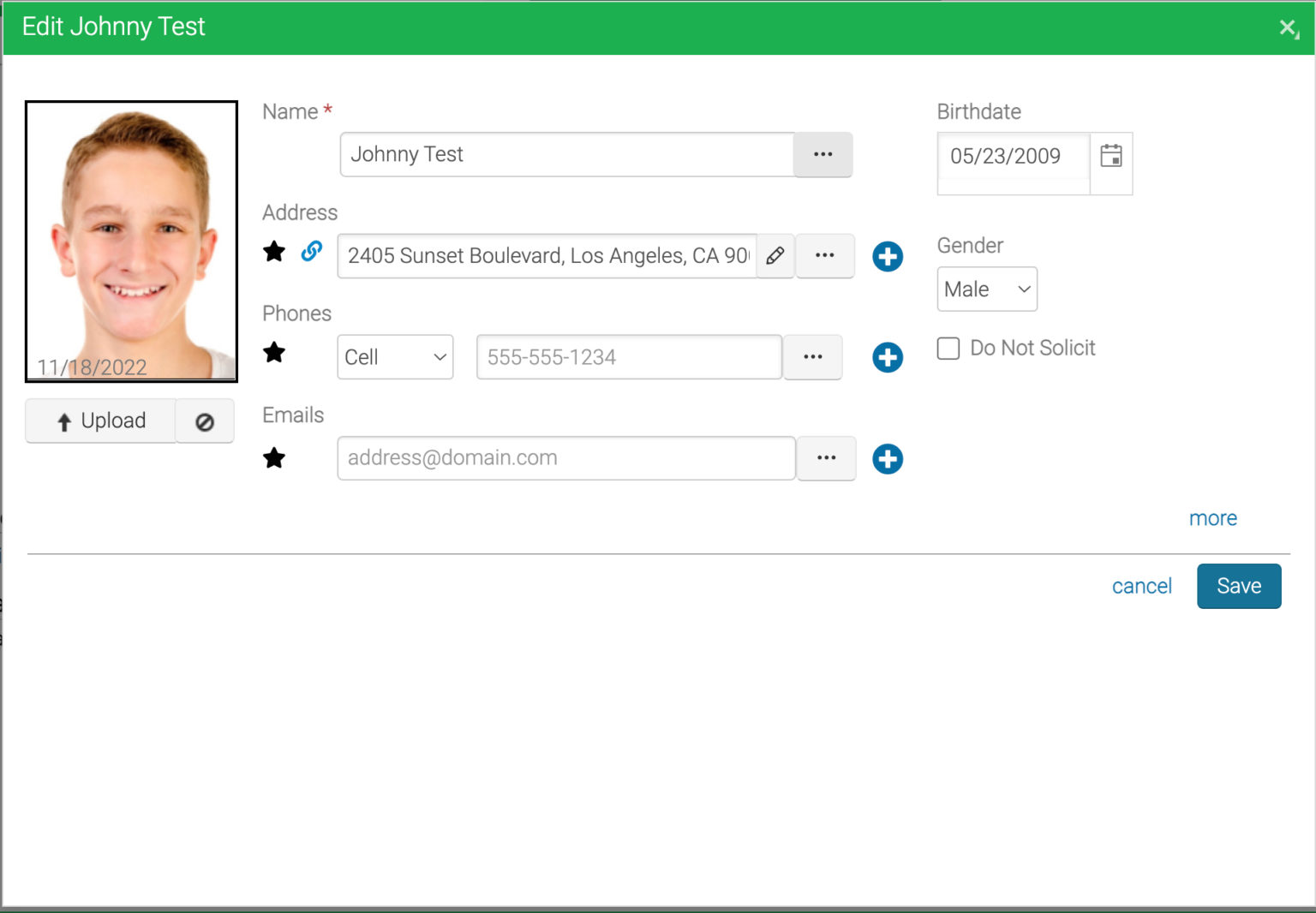 Individual Personal Info Screen Detail - CircuiTree SupportCircuiTree ...