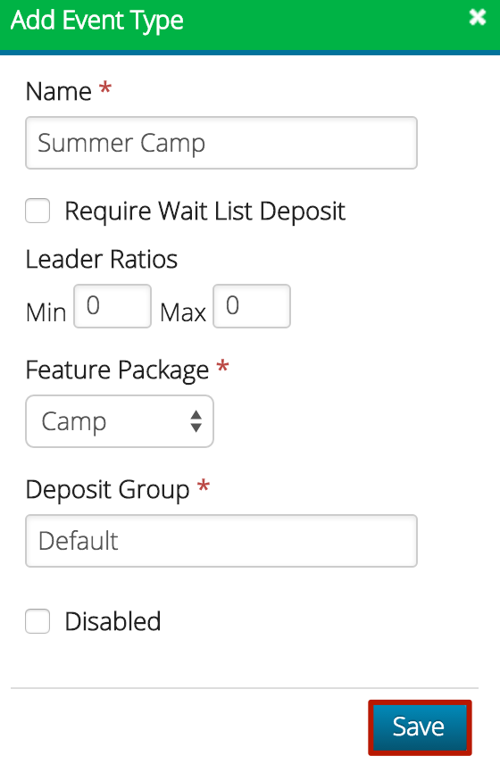 How Do I Create An Event Type Circuitree Supportcircuitree Support