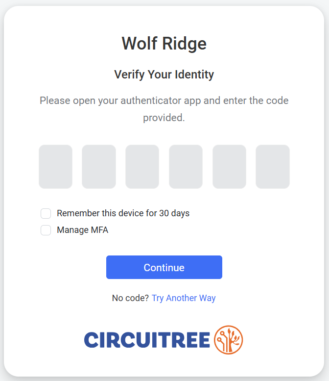 Multi-Factor Authentication (MFA) — End-User Guide for CircuiTree ...